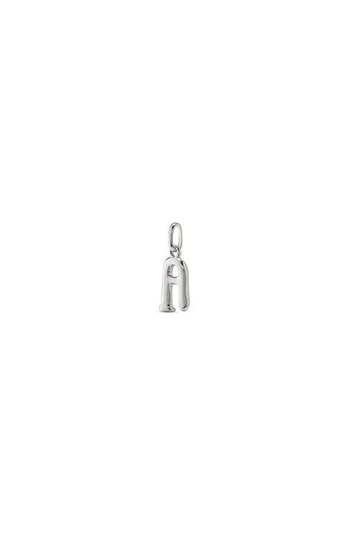 UNODE50 Sterling -plated Letter A Charm
