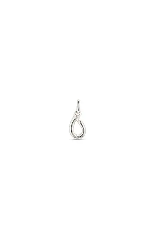 UNODE50 Sterling-plated 'o' Charm - Silver