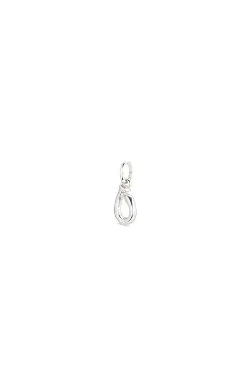 UNODE50 Sterling-plated 'o' Charm
