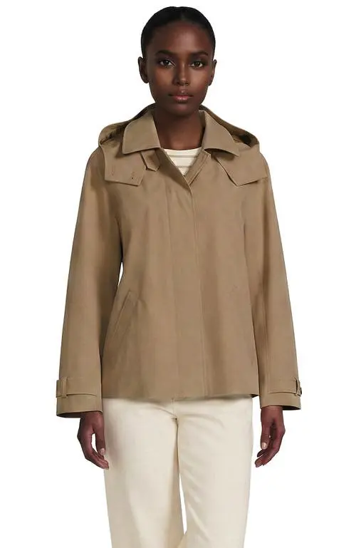 LANDS' END Squall Waterproof Hooded Mac Jacket