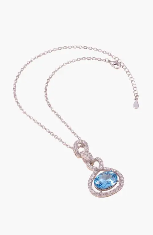 MODENAIRE Crystal Snake Orb Pendant Necklace