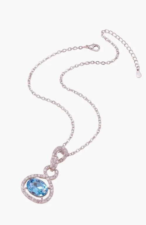 MODENAIRE Crystal Snake Orb Pendant Necklace