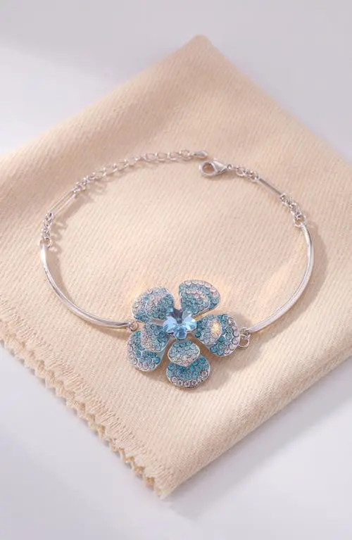 MODENAIRE Crystal Flower Blossom Bracelet