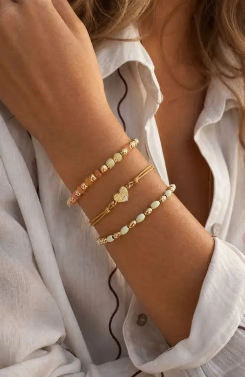 Stella & Dot Lovestruck Bracelet With Heart Charm