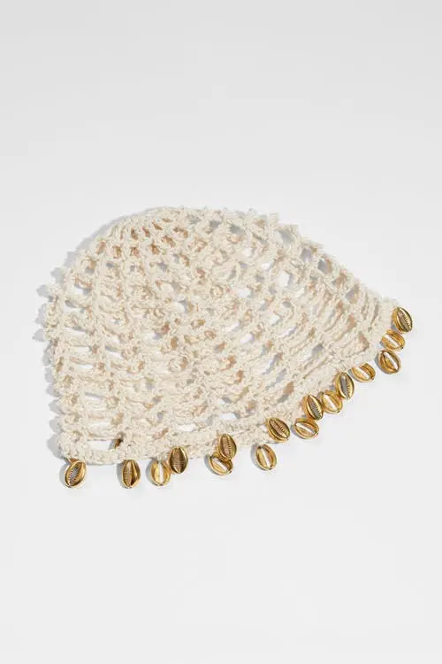HAIR DRAMA CO. Coastal Halo Crochet Beanie