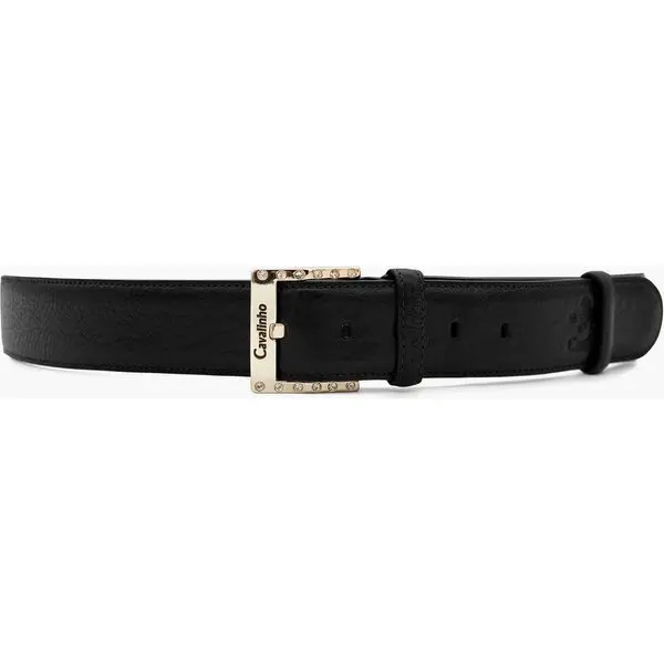 CAVALINHO Classic Leather Belt - Black