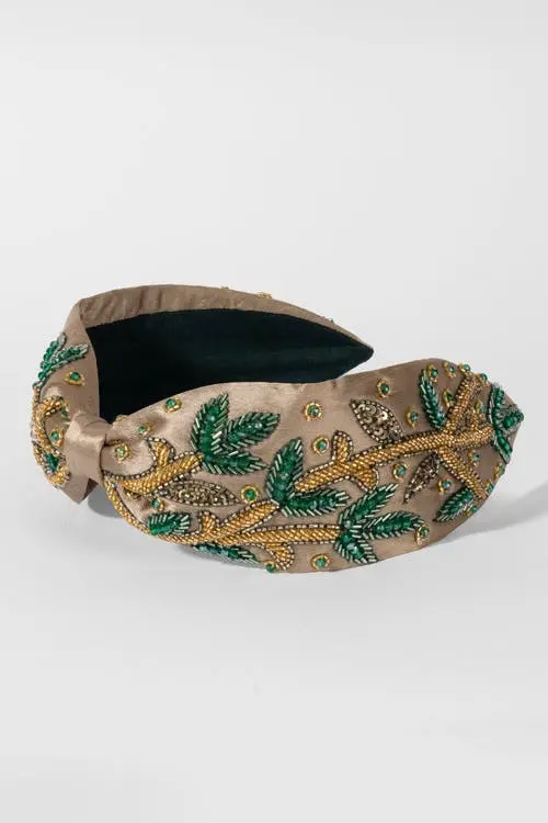 HAIR DRAMA CO. Emerald Vine Headband