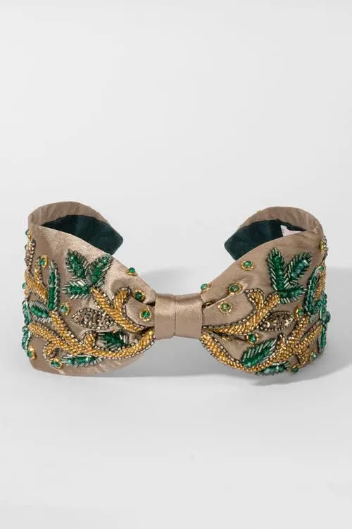 HAIR DRAMA CO. Emerald Vine Headband