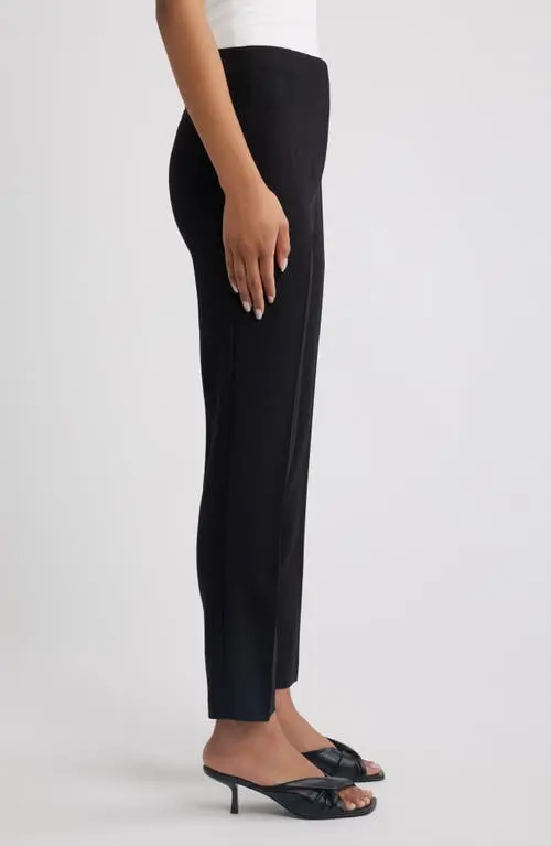 OPEN EDIT High Waist Cigarette Pants - Black