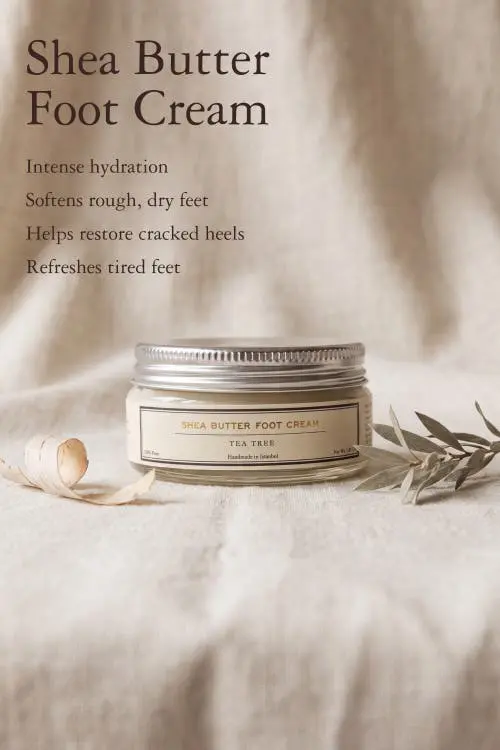 HOMEMADE AROMATERAPI Shea Butter Tea Tree Hydrating Soothing Foot