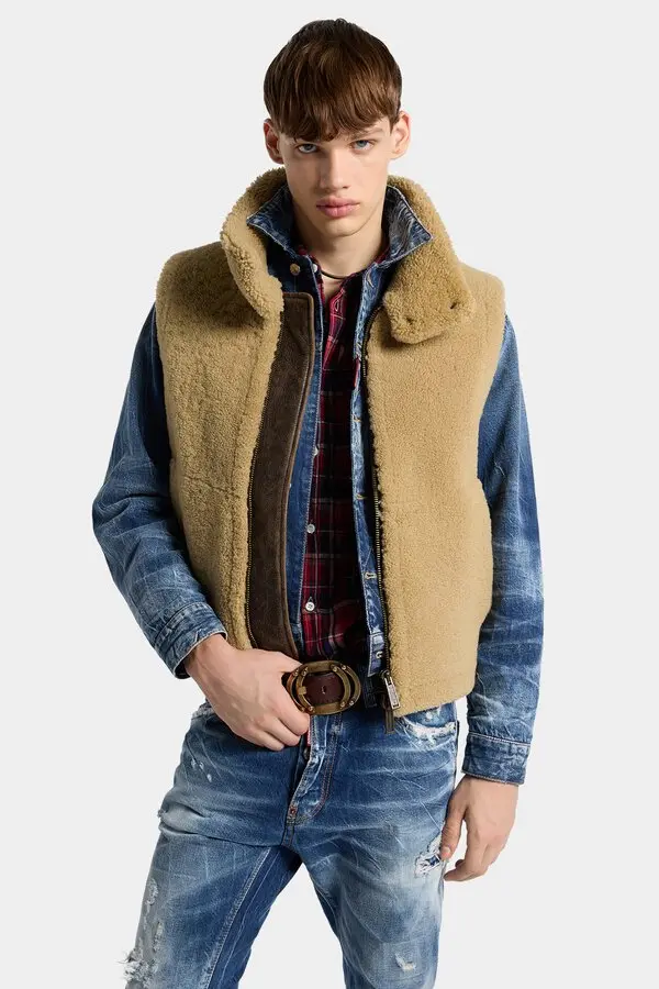 Dsquared2 Shearling Gilet