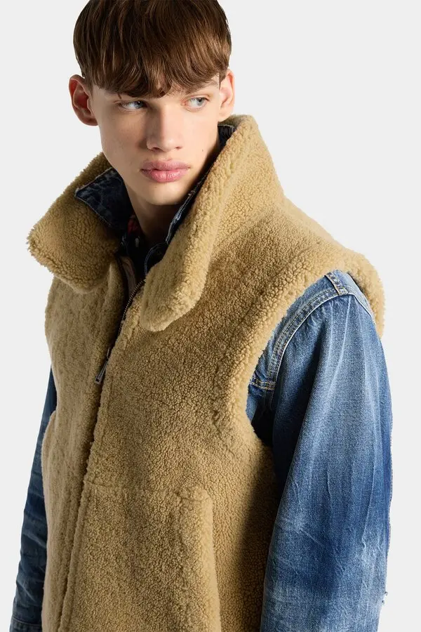 Dsquared2 Shearling Gilet