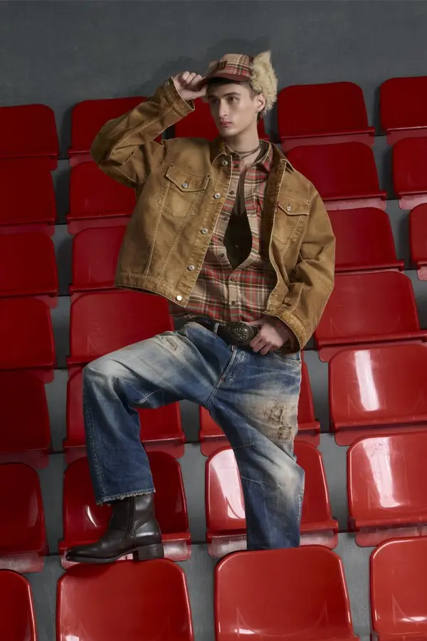 Dsquared2 Dark Sandy Burnt Embellished Jeans
