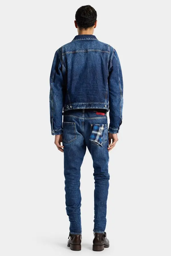 Dsquared2 Dark Highlight Teddy Jeans