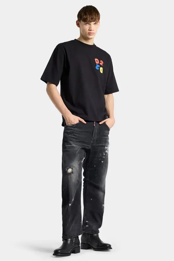 Dsquared2 Distressed Bow-leg Jeans