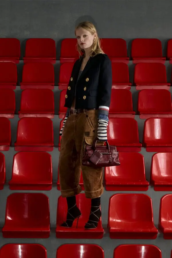 Dsquared2 Hybrid Wool Mix Peacoat