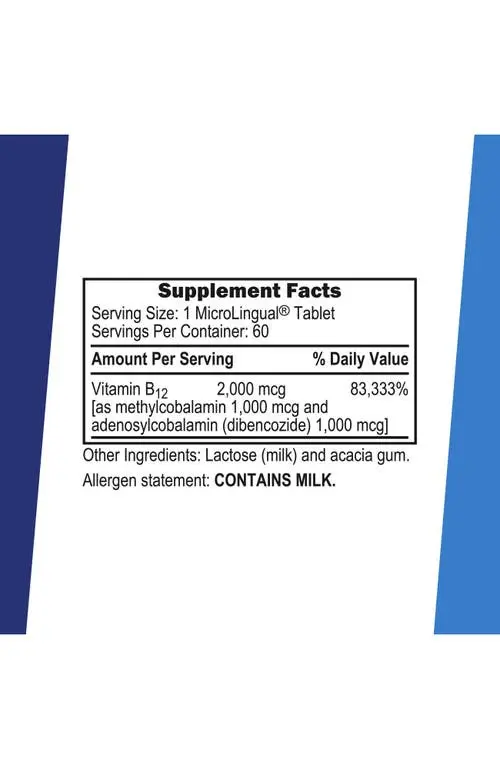 SUPERIOR SOURCE Advanced B-12 Sublingual Dissolving Tablets
