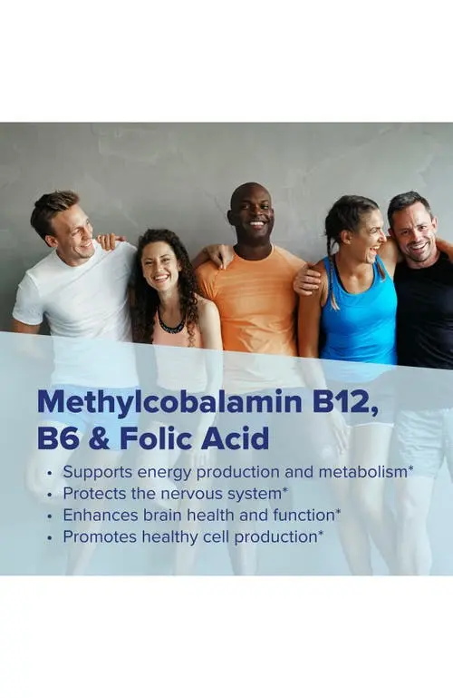 SUPERIOR SOURCE Methylcobalamin B-12 B-6 Folic Acid Sublingual Dissolving Tablets