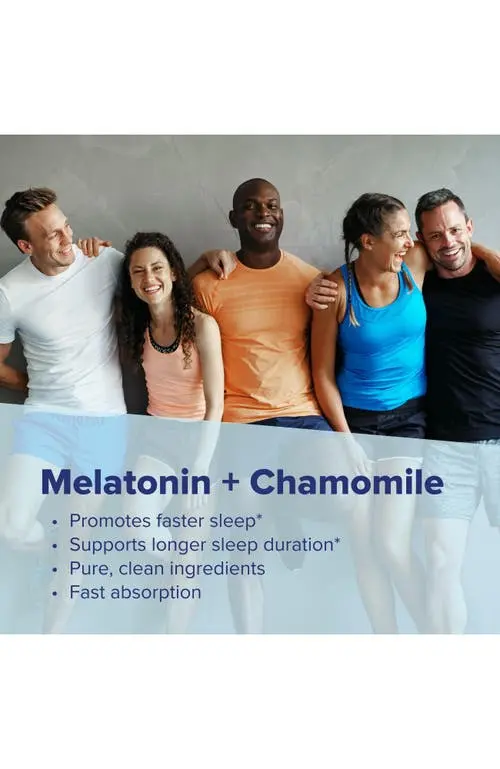 SUPERIOR SOURCE Melatonin Sublingual Dissolving Tablets With Chamomile Sleep Support