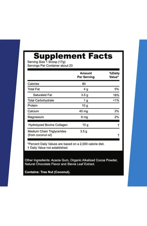 SUPERIOR SOURCE Keto Collagen Chocolate Protein Powder