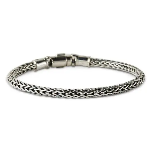 TORRELA Woven Bracelet - Sterling Silver