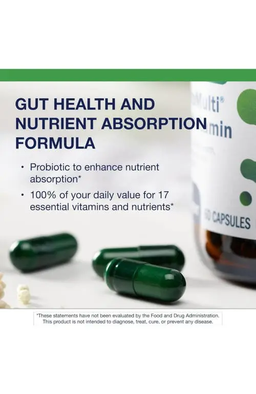METAGENICS Ultraflora Probiotic Multivitamin Capsules 30 Capsules