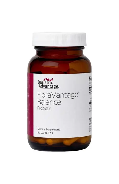 BARIATRIC ADVANTAGE Floravantage Balance Probiotic Capsules Digestive Support Supplement 60 Count - None