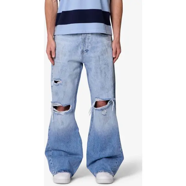 Mnml Painter Ripped Flare Leg Jeans