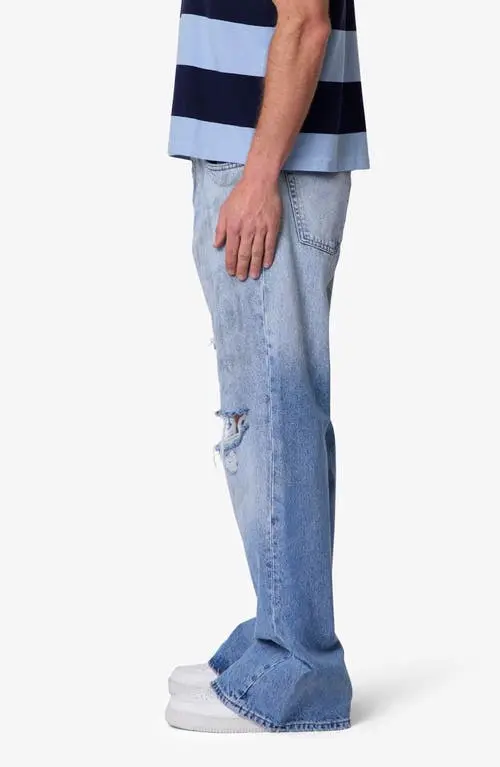 Mnml Painter Ripped Flare Leg Jeans