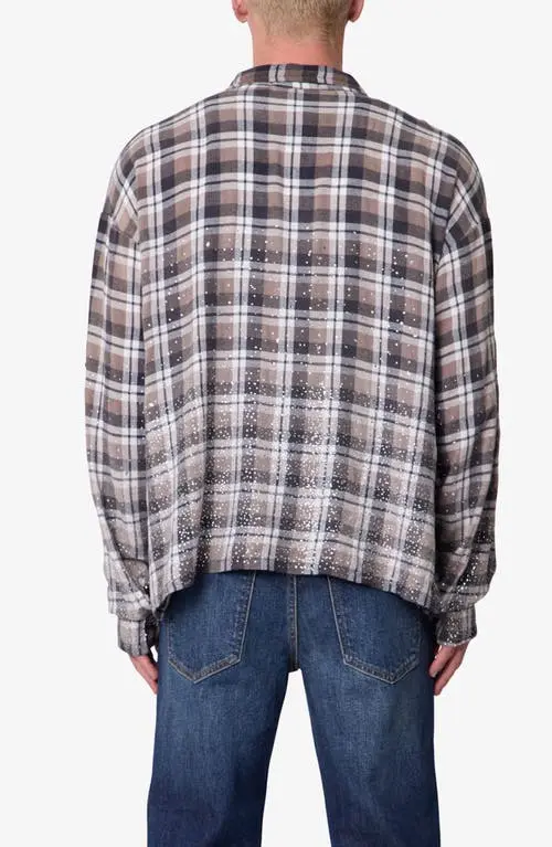 Mnml Rhinestone Flannel Shirt