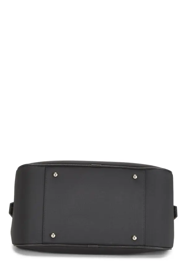 Burberry Check Bowling Bag - Black