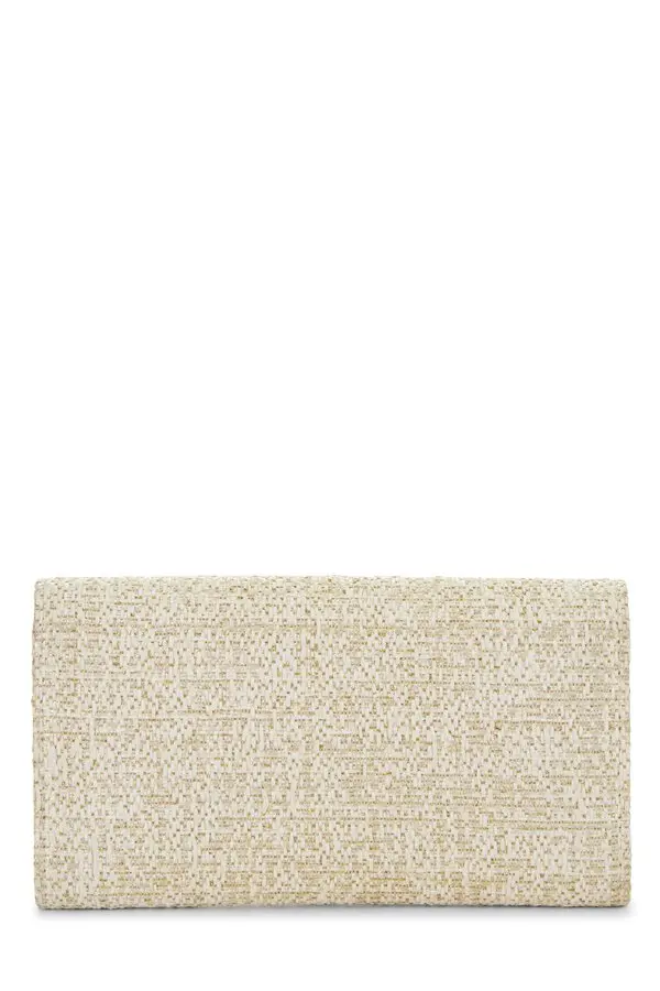 Chanel Woven Raffia Deauville Wallet