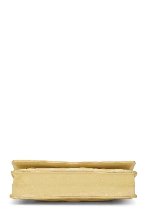 Chanel Iridescent Caviar Classic Quilted Wallet On Chain