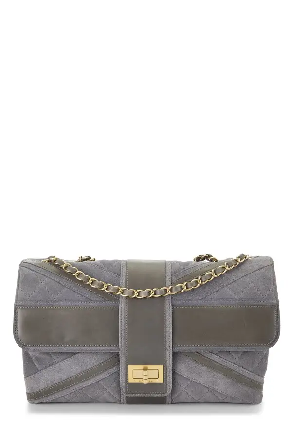 Chanel Suede Union Jack Reissue Flap Bag