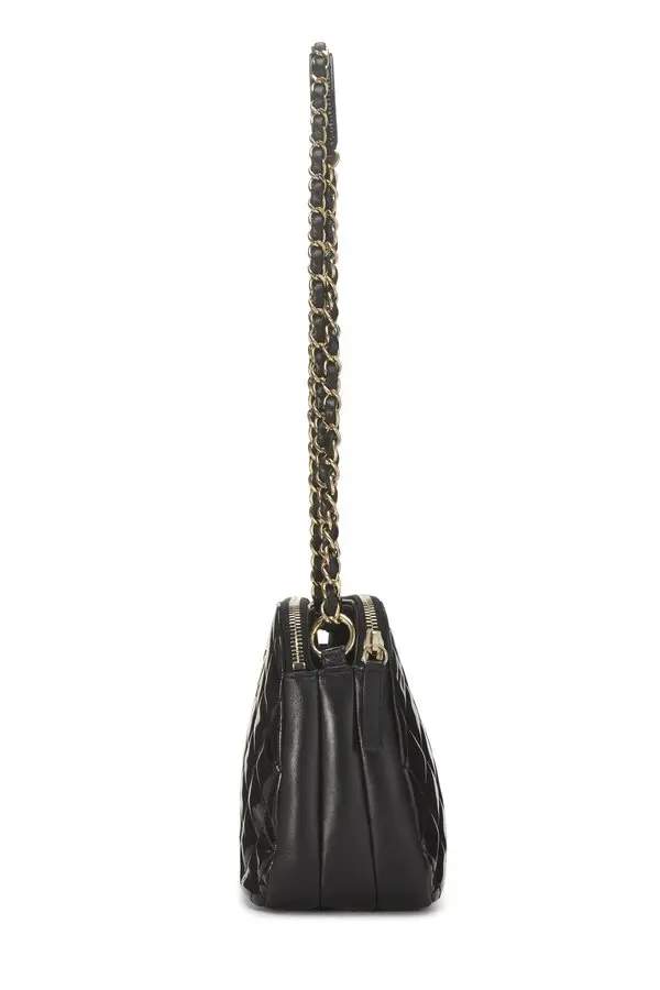 Chanel Patent Leather Double Zip Camera Bag