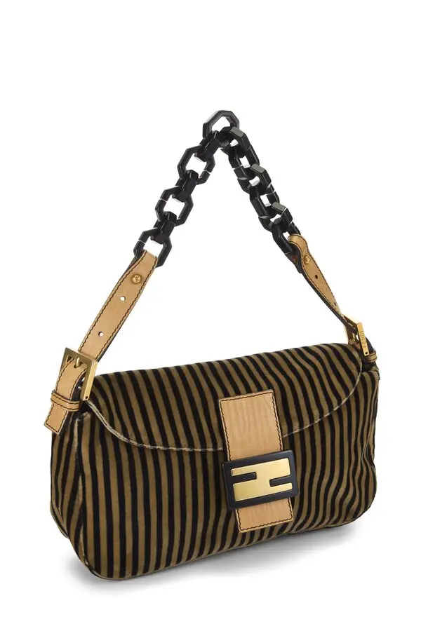 Fendi Velour Shoulder Bag