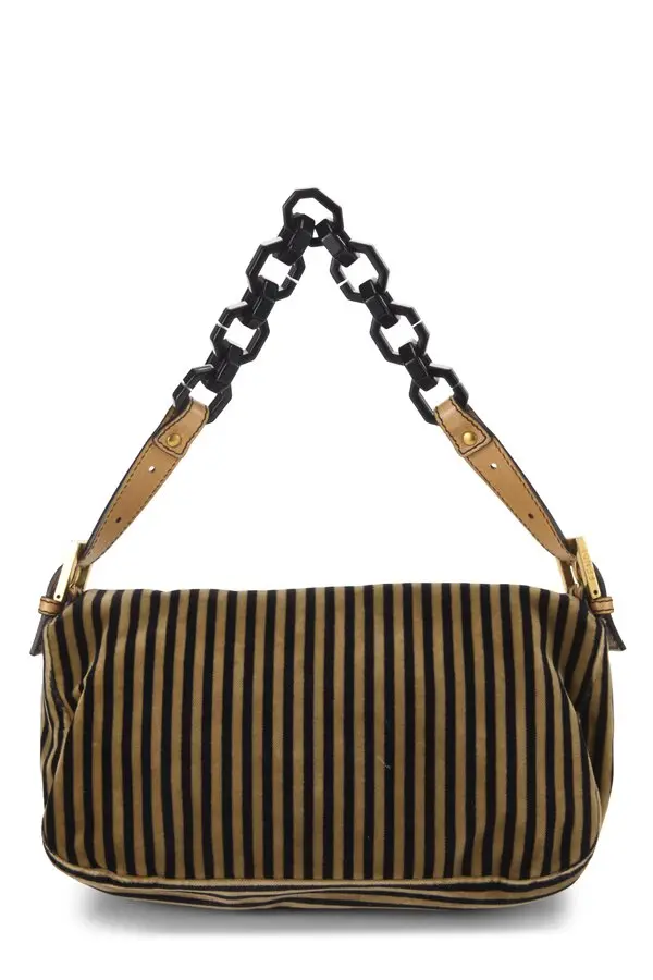 Fendi Velour Shoulder Bag