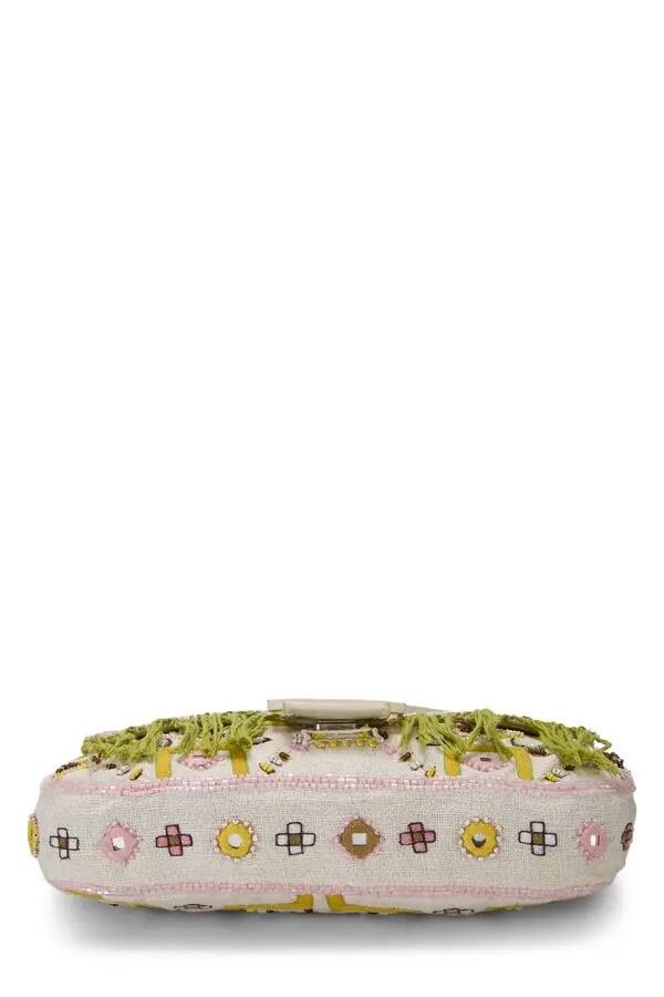 Fendi Embellished Baguette Shoulder Bag