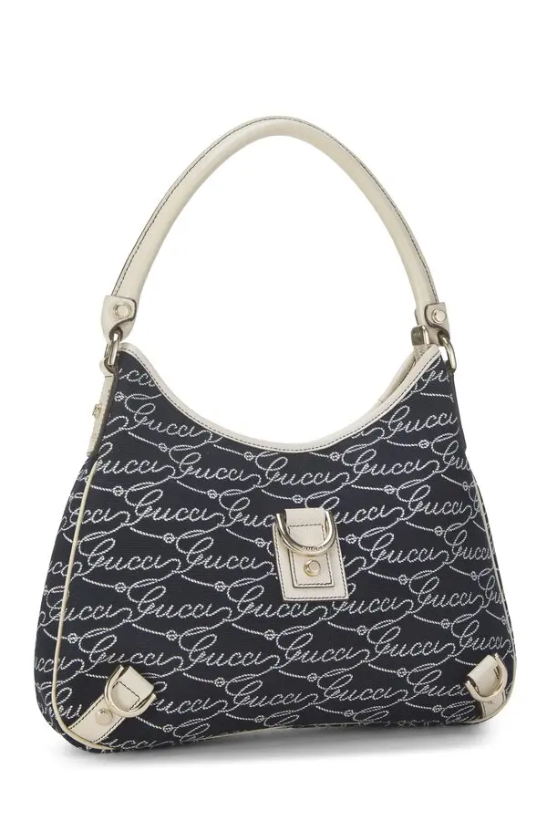 Gucci Abbey Hobo Gg Canvas Bag