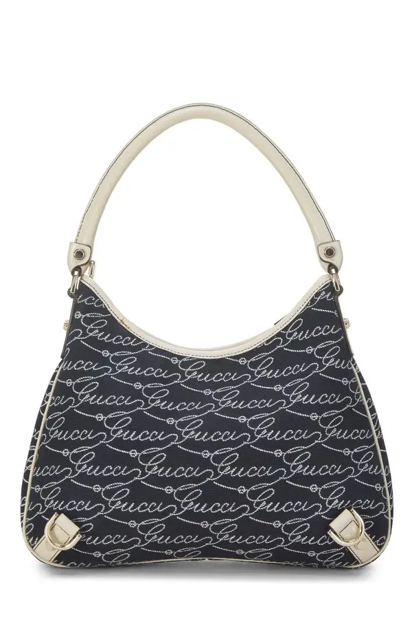 Gucci Abbey Hobo Gg Canvas Bag