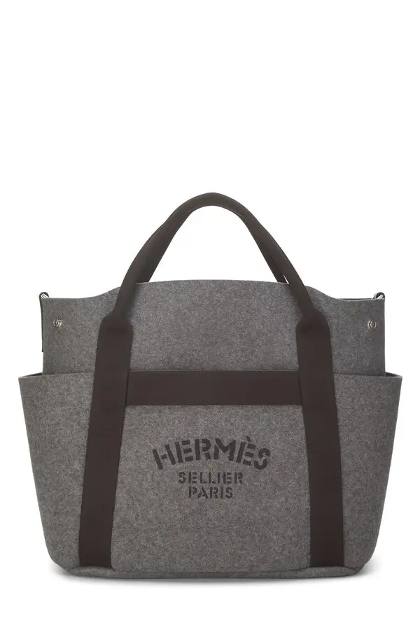 Hermès Felt Sac De Pansage Grooming Bag