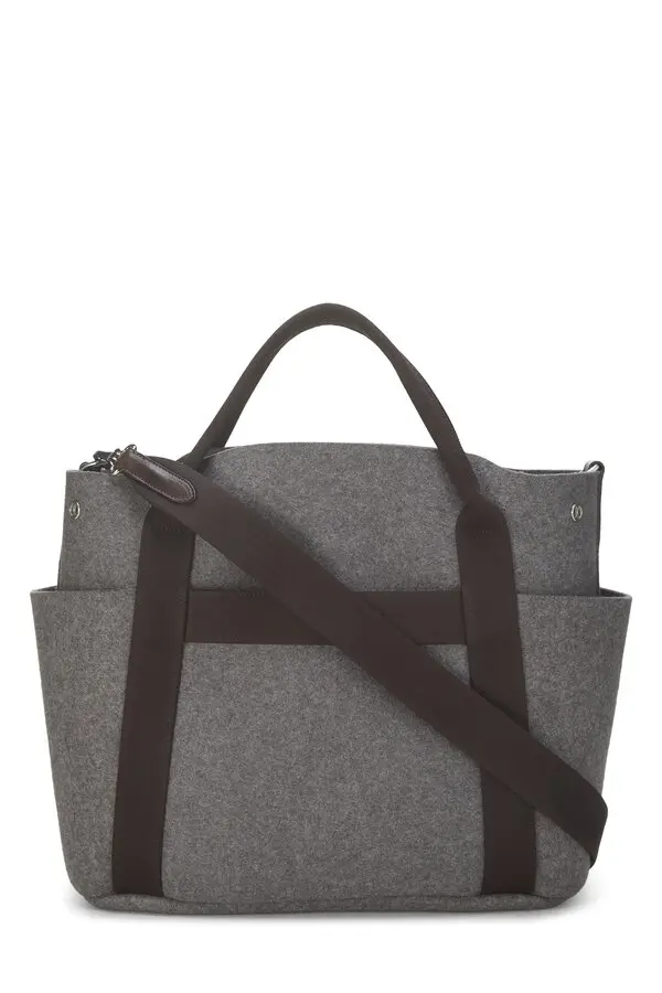 Hermès Felt Sac De Pansage Grooming Bag