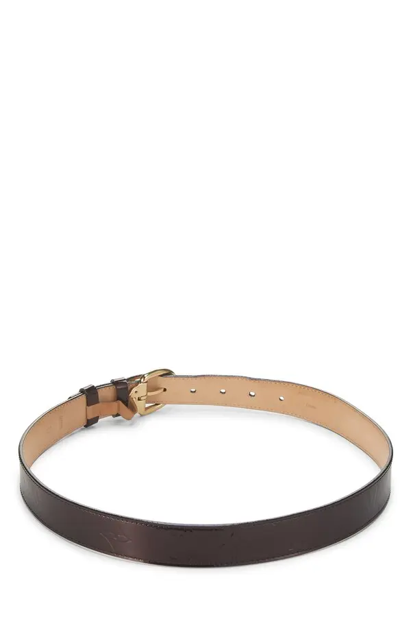 LOUIS VUITTON Amarante Monogram Vernis Belt