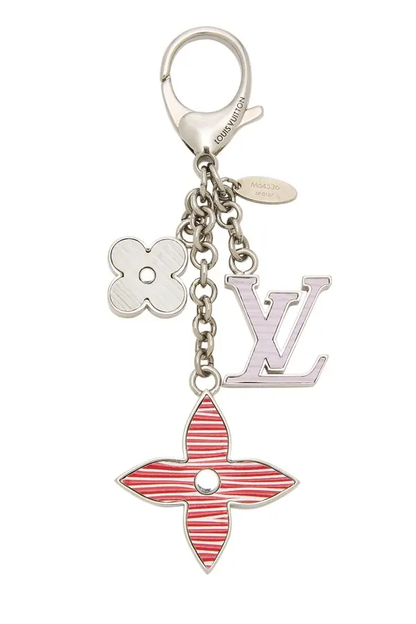 LOUIS VUITTON Fleur D'epi Bag Charm - Orange
