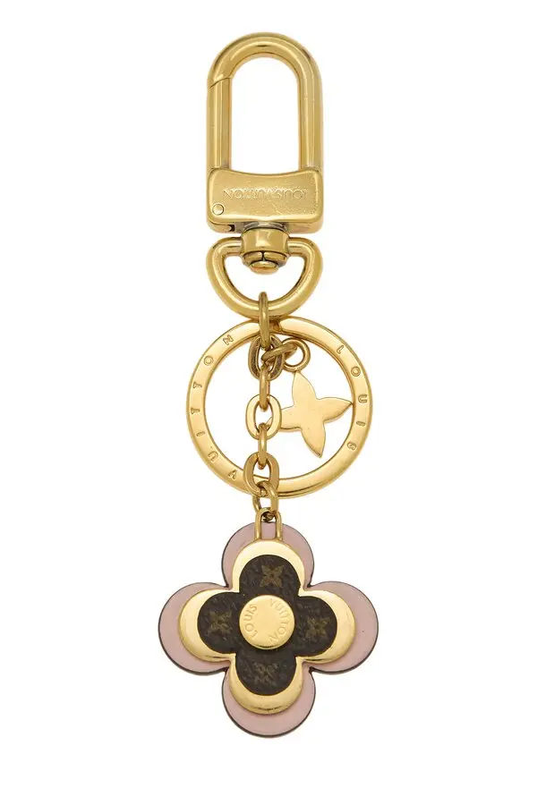 LOUIS VUITTON Blooming Flowers Bag Charm - Pink
