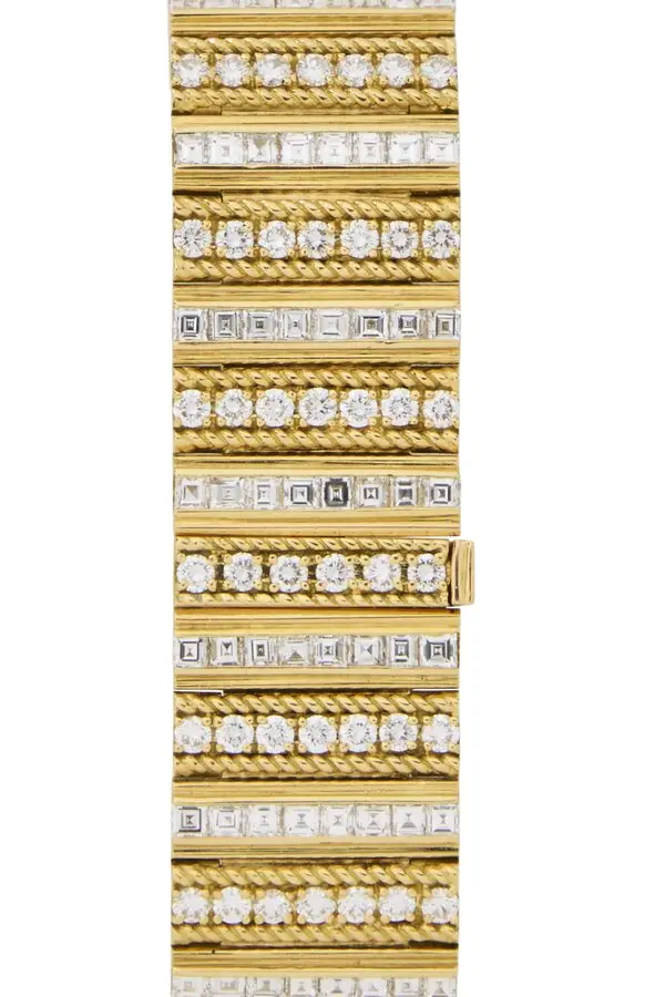 AUDEMARS PIGUET 18k Yellow Diamond Bezel Watch