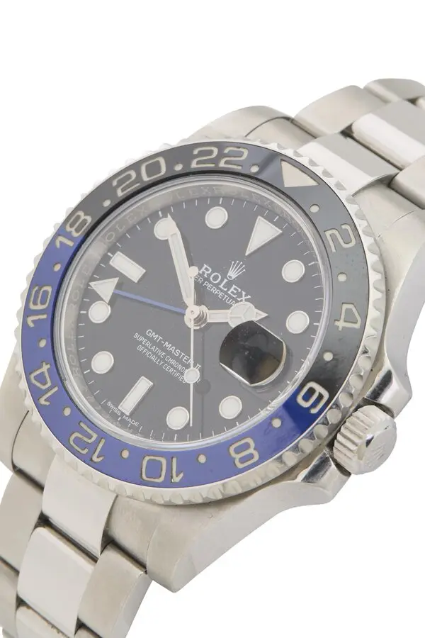 Rolex Gmt-master Ii "batman" Stainless Steel Watch