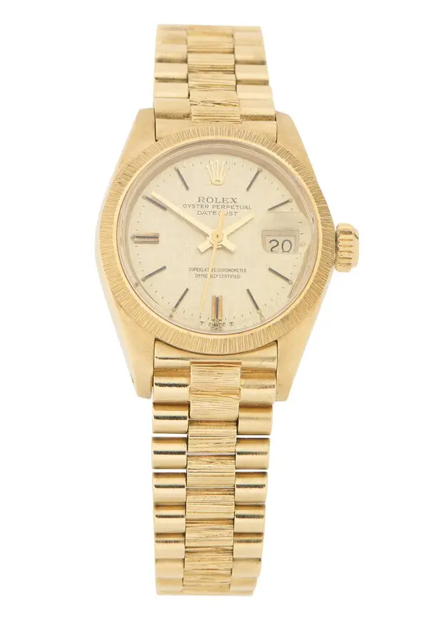 Rolex Linen Dial Bark President 6927