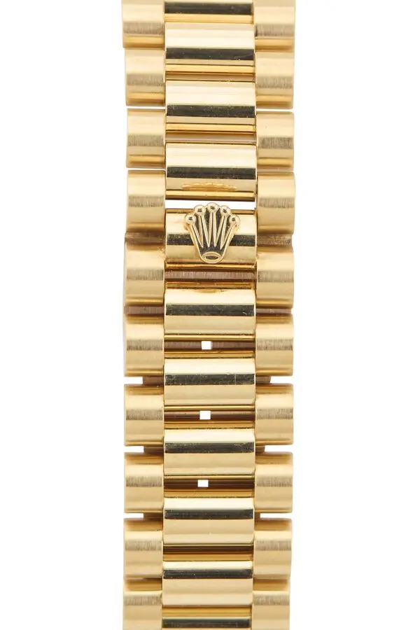 Rolex President Datejust Onyx Dial With Pyramid Diamond Bezel