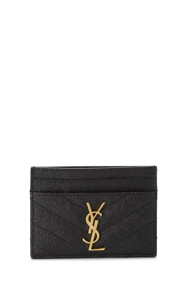 Saint Laurent Grainy Card Holder